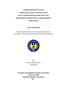 PENGEMBANGAN MEDIA APLIKASI PEMBELAJARAN TEKNIK ELEKTRONIKA DASAR KELAS X PROGRAM KEAHLIAN ...